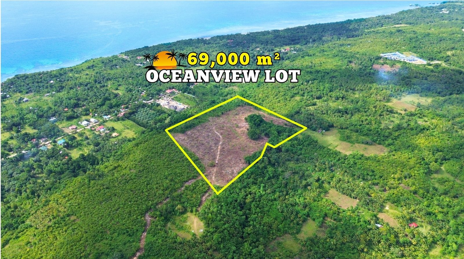 6.9-Hectare Oceanview Property in Camotes Island with Cave